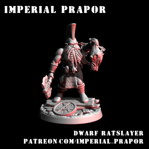 Dwarf Ratslayer | NecroTech Prints