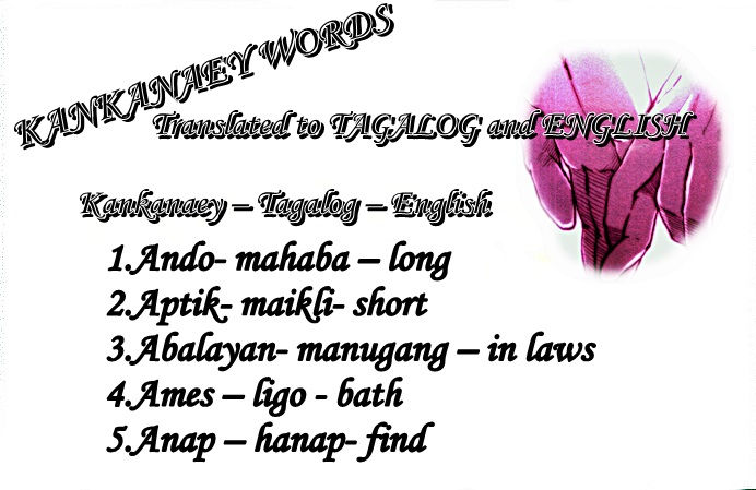 TRANSLATED KANKANAEY WORDS