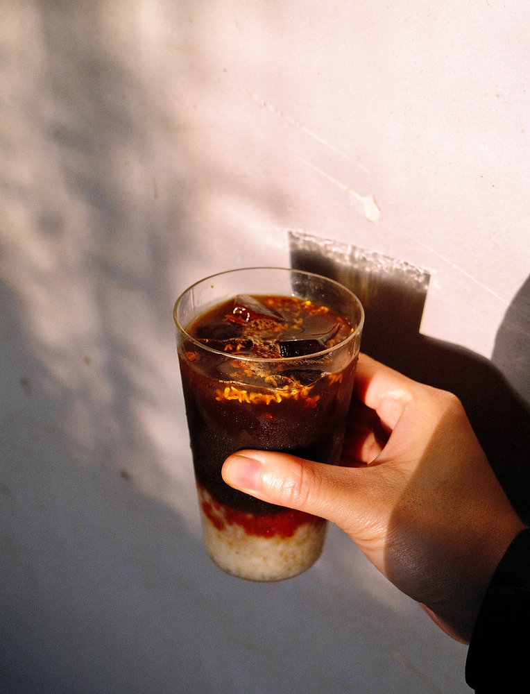 Osmanthus Sweet Fermented rice Americano