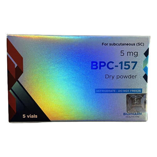 Buy genuine peptide Biopharm BPC-157 5mg 5 Vials in Thailand - ThaiHGH