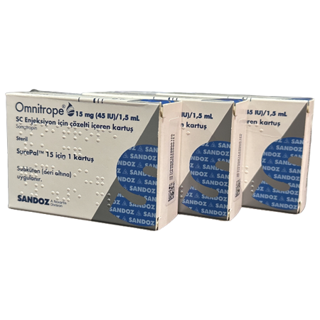 Buy Promotion Set 3x Omnitrope Sandoz HGH 15mg 45 IU SurePal in ...