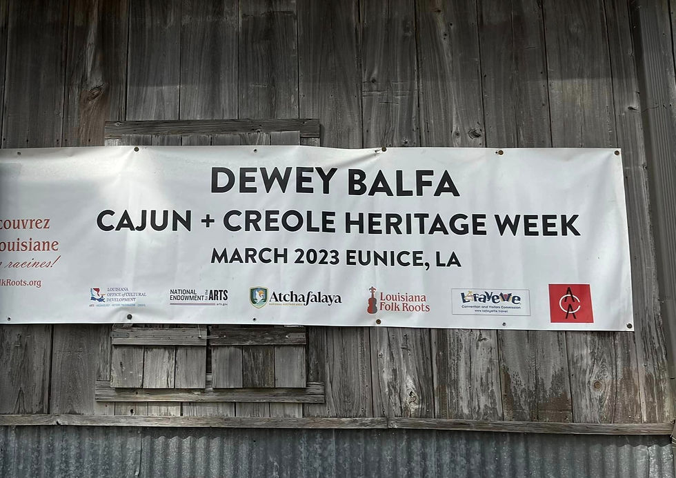 Dewey Balfa Cajun + Creole Heritage Week | Evangeline Parish Tourism