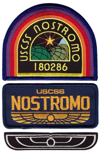 Nostromo Cap USCSS Spaceship Shoulder Crew Wings Uniform Cosplay Alien