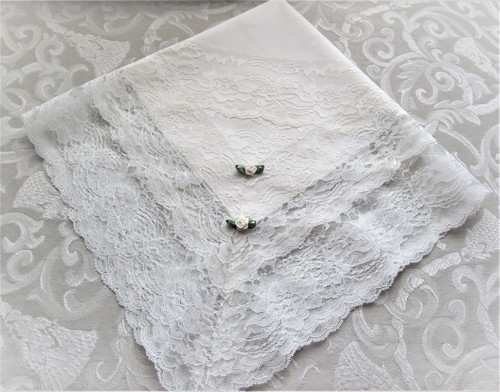 Ivory Cotton XL Lap Scarves | Cinjas