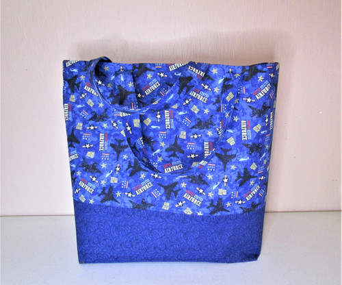 Royal Blue Extra Large Reusable Tote Bags | Cinjas