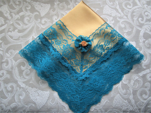 Gold Satin Lap Scarves | Cinjas