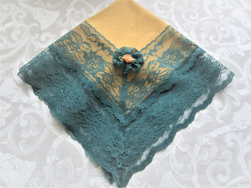 Bronze Gold Cotton Lap Scarves | Cinjas