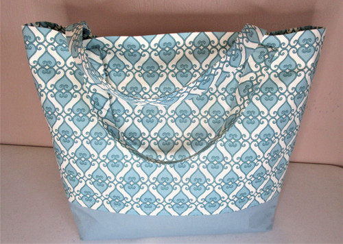 Turquoise Extra Large Reusable Tote Bags | Cinjas