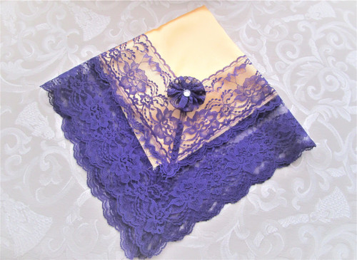 Yellow Satin First Ladies Lap Scarves | Cinjas