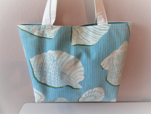 Turquoise and Ivory Large Tote Bags | Cinjas