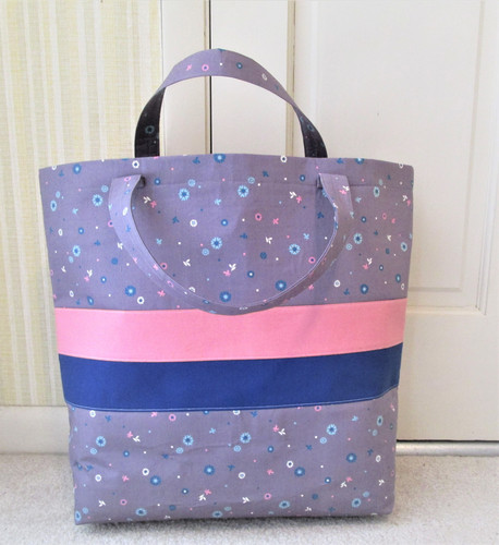 Gray Extra Large Reusable Tote Bags | Cinjas