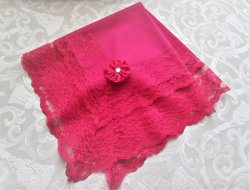 Magenta Cotton First Ladies Church Lap Scarves | Cinjas