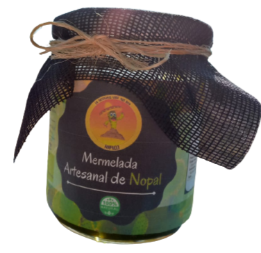 Mermelada de Nopal con extracto de Manzana | Nopalli