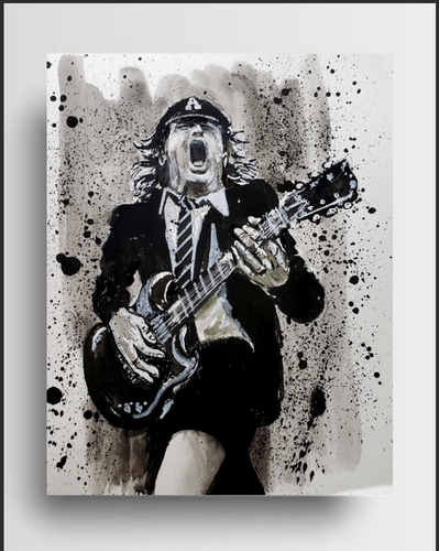 AC/DC Angus Print | artofthomasestrada