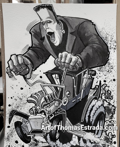 Herman Munster Print | artofthomasestrada