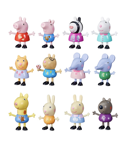 Peppa Pig, Small Action Figures, Styles May Vary, Baby and Toddler Toy ...
