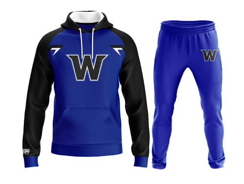 WHITE HOUSE HOODIE & JOGGER SET (BLUE) | EvolutionTeamApparel