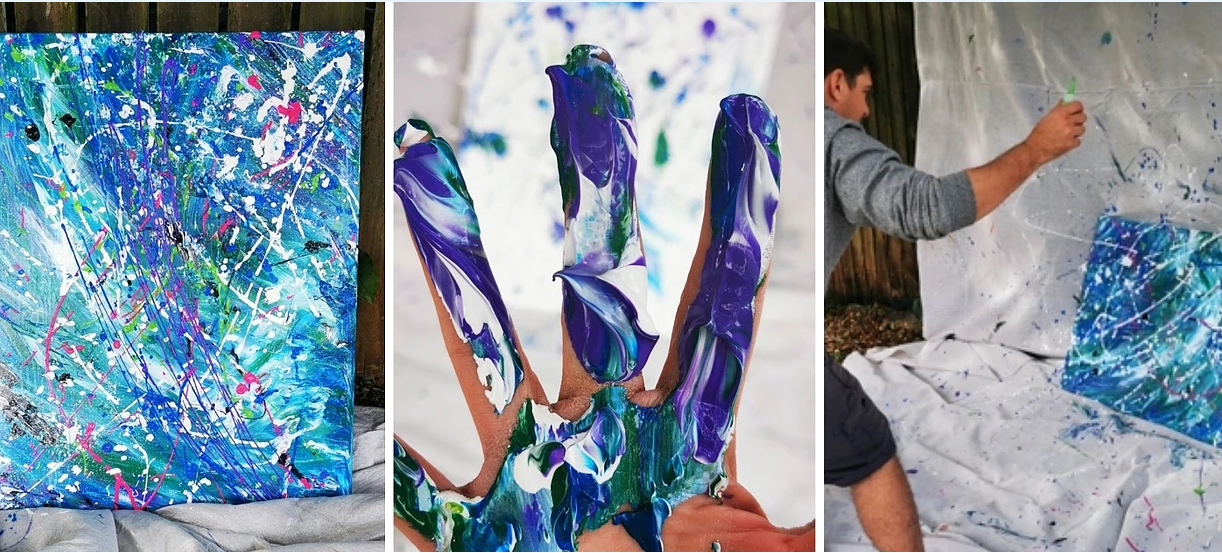 Paint throwing | A Painter's Dream