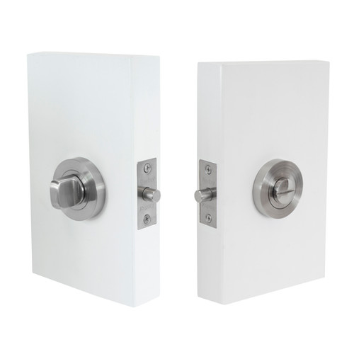 Astron Auxiliary Privacy Set - Brushed Nickel | Windsor Hardware Outlet