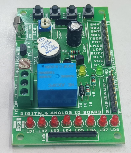 DIGITAL & ANALOG IO BOARD | Saravana Electronics