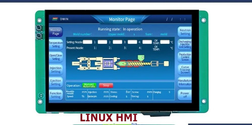 LINUX HMI 7.0 Inch 1280*800 Capacitive DMG12800T070_40WTCZOS-1 ...