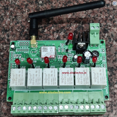 GSM BASED 6 RELAY BOARD -DTMF Enabled | Saravana Electronics