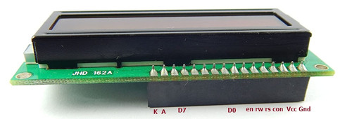 LCD 16X2 with Female Header | Saravana Electronics
