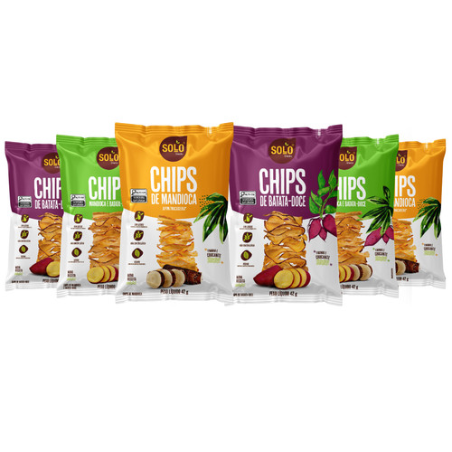Chips Vegetable Mix Cassava And Sweet Potato 42g Kit W/ 6 Units | Solo ...