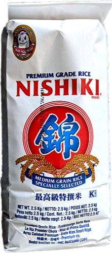 J riz sushi NISHIKI 2.5 Kg | Cascadelle | MU
