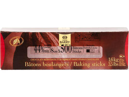Chocolat BARRY BATON 500 / 44% - 1.6kg | Cascadelle | MU