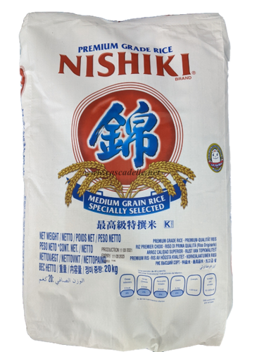 J riz sushi NISHIKI sac 20 Kg | Cascadelle | MU