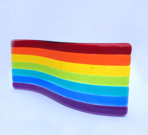 Classic Rainbow "S" - Large | Glass Art Designs