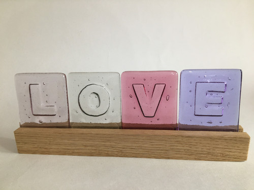 LOVE Letters | Glass Art Designs