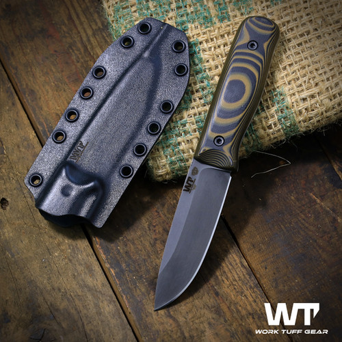 Forester Gen 2 (SK85)-Dark finish/ Saber Grind /Black & Brown/Black ...