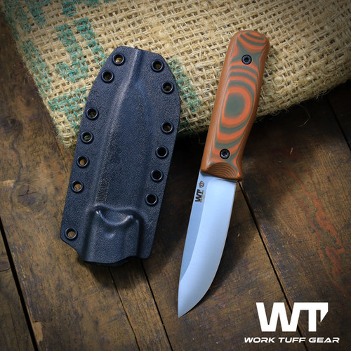 Forester Gen 2 (SK85)-Satin finish/ Saber Grind /Hunter Orange /Black ...