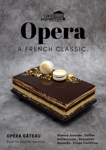 Opera Chocolate Cake | Cakeinspiraton SG