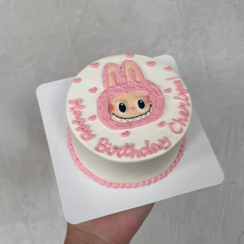 Monster pink themed cake | Eggyi.co
