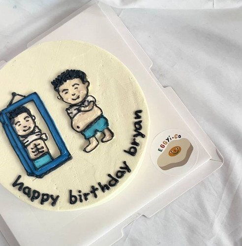 Delusional fat man cake | Eggyi.co