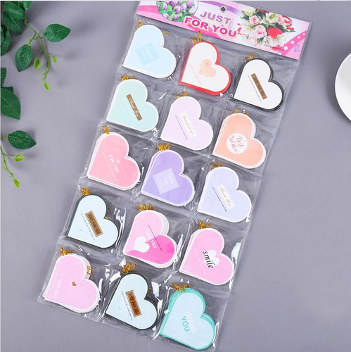 Assortment Greeting Cards - Heart shape | Eggyi.co