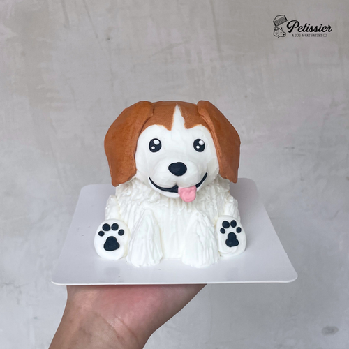 3D Beagle cake | Petissier SG