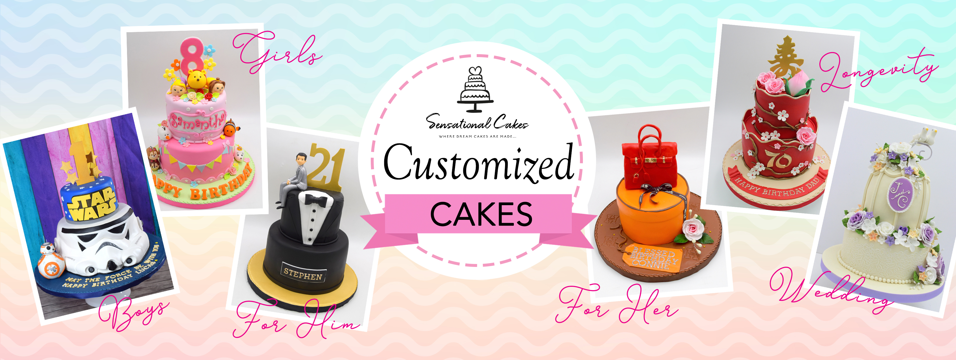 Customized Cake Singapore | 253 Joo Chiat Rd | Sensational Cakes