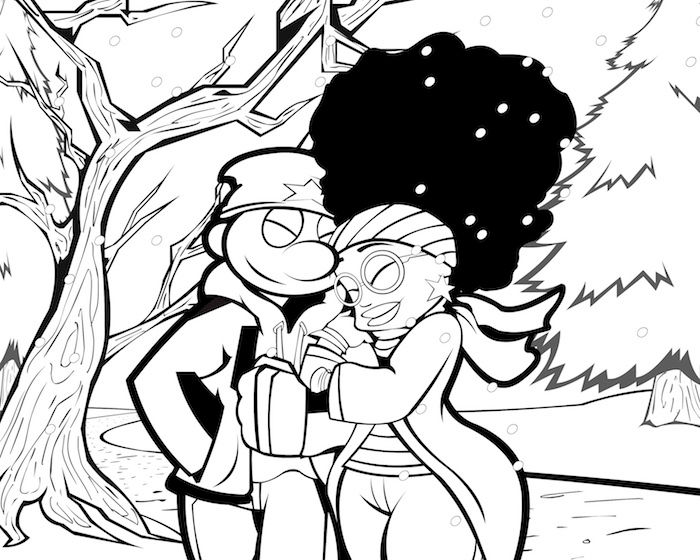 mad house coloring pages