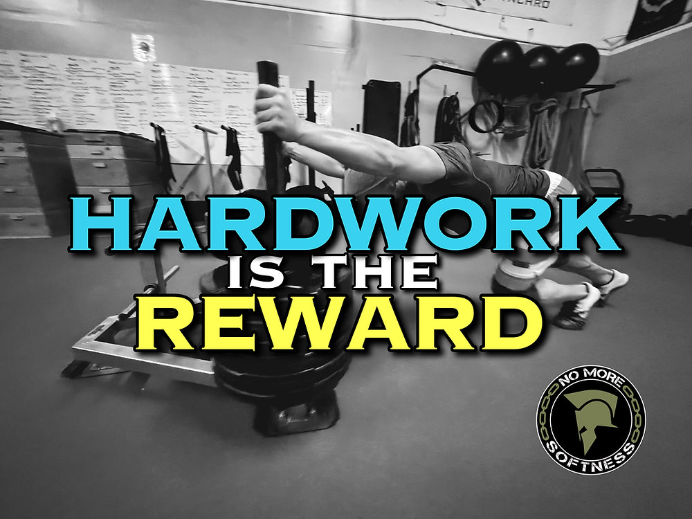 THE KEY TO HARD WORK… Find Reward in the process, not the GOAL!!