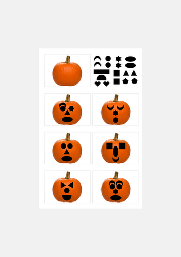 Pumpkin Face Shapes | The Reggio Resource