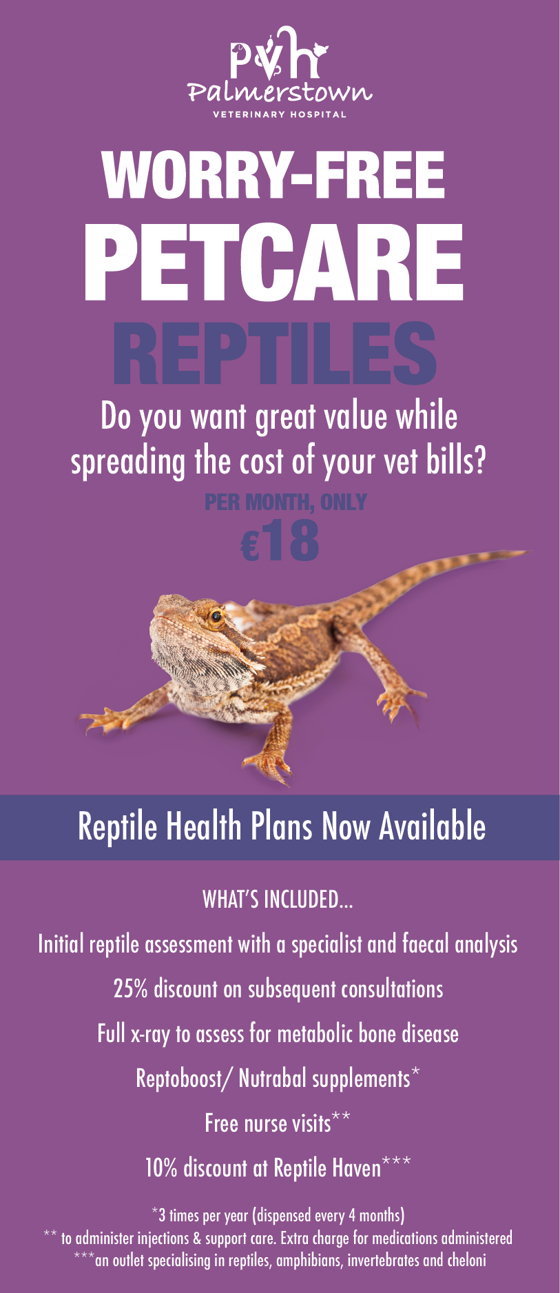Reptile Health Plans