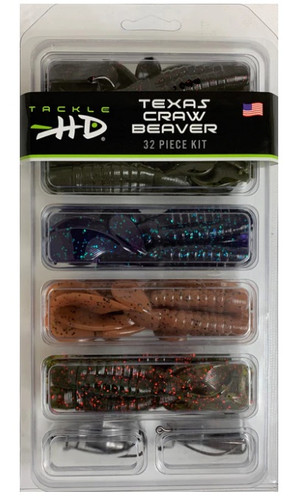 Tackle HD Texas Craw Beaver Kit (32 Piece) | Ridge2River Outdoors
