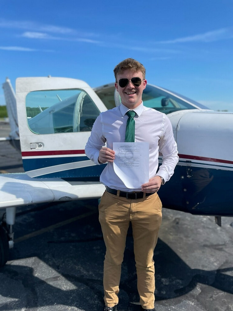 Congratulations to Jacob Donahue on earning his Instrument Rating!
