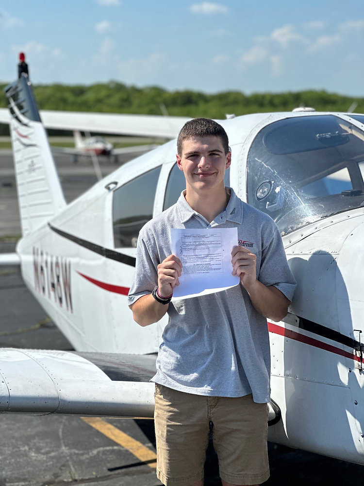 Congratulations to Nick Roberts on earning his Private Pilot Certificate