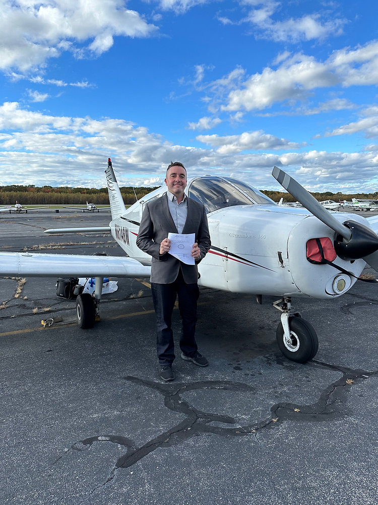Congratulations to Jay Longley for earning his Private Pilot Certificate!