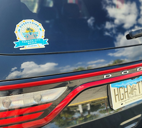 5 Inch Everything Panama City Beach, FL Signature Logo Gloss Vinyl ...